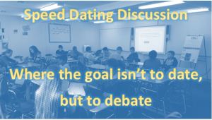 Speed Dating Discussion – Creative Teacher's Classroom