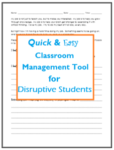 Quick & Easy Classroom Management Tool – Creative Teacher's Classroom