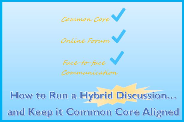 Common Core Aligned Online/In Person Hybrid Discussion – Creative ...