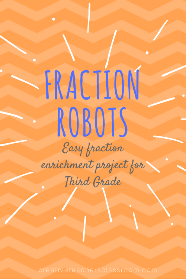 Fraction Robot – Easy Enrichment for Math – Creative Teacher's Classroom